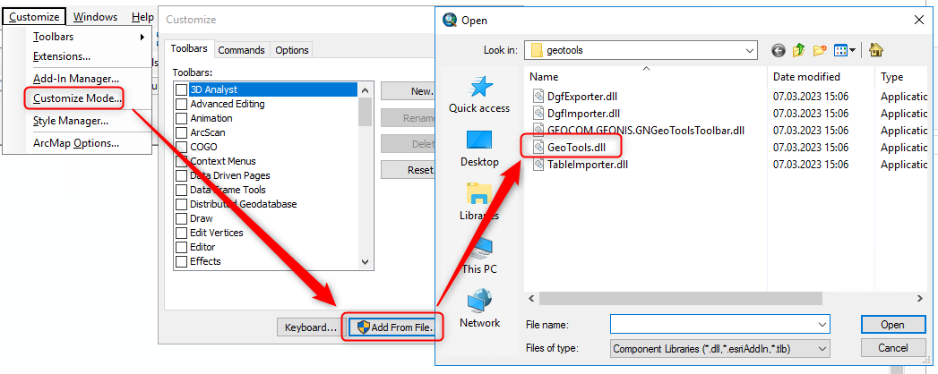 GEONIS Geotools do not work correctly – VertiGIS Support