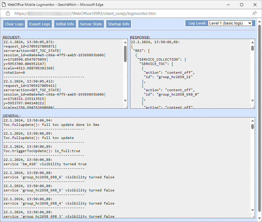 Provide Log File Generated With Log Monitor Including Parameter Andclientlogtrue Vertigis Support