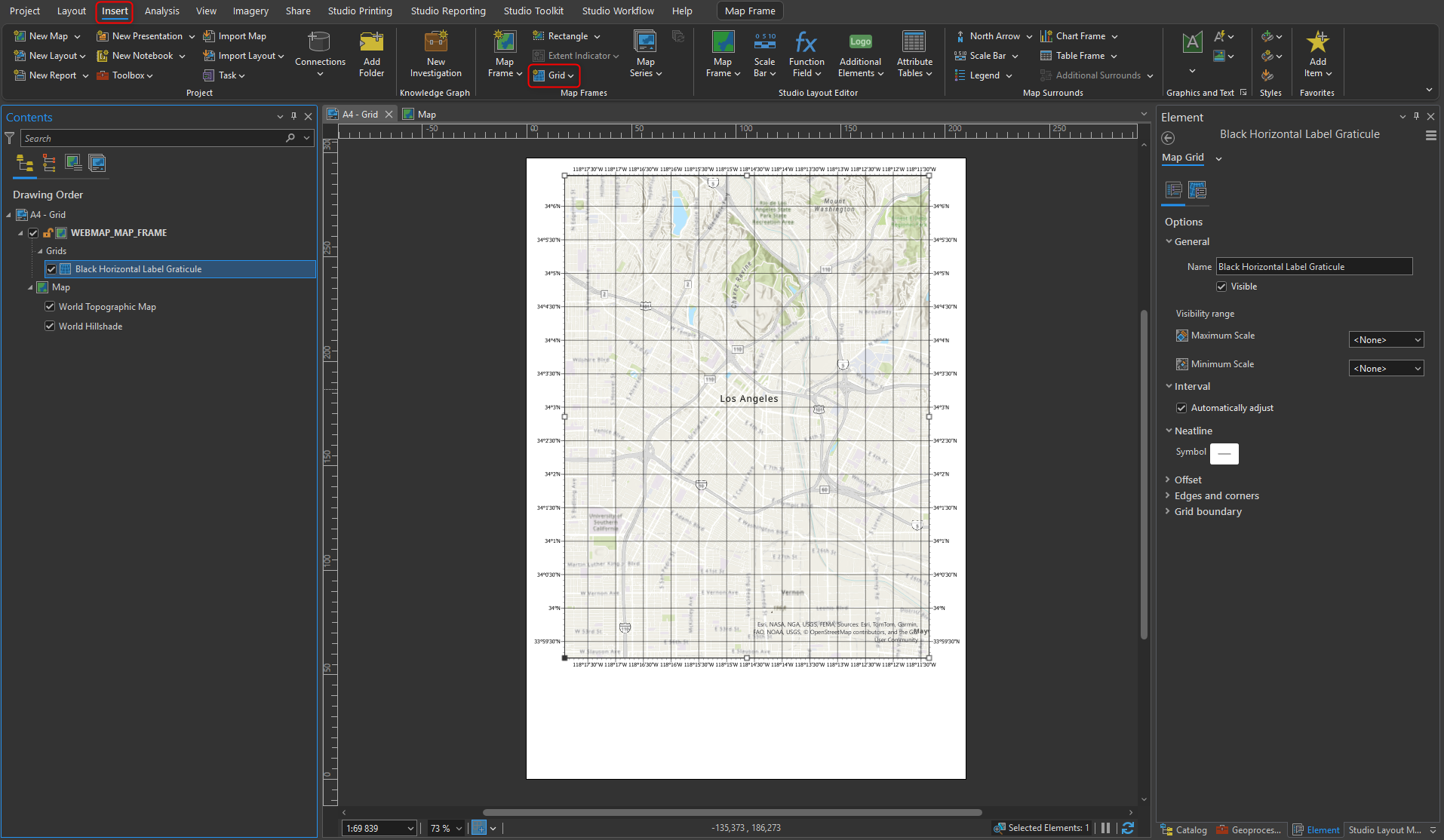 How to add grids to an ArcGIS Pro Layout – VertiGIS Support
